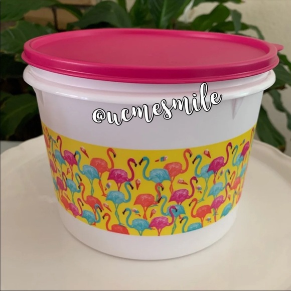 Tupperware | Kitchen | Tupperware Flamingos Round Nesting Storage ...